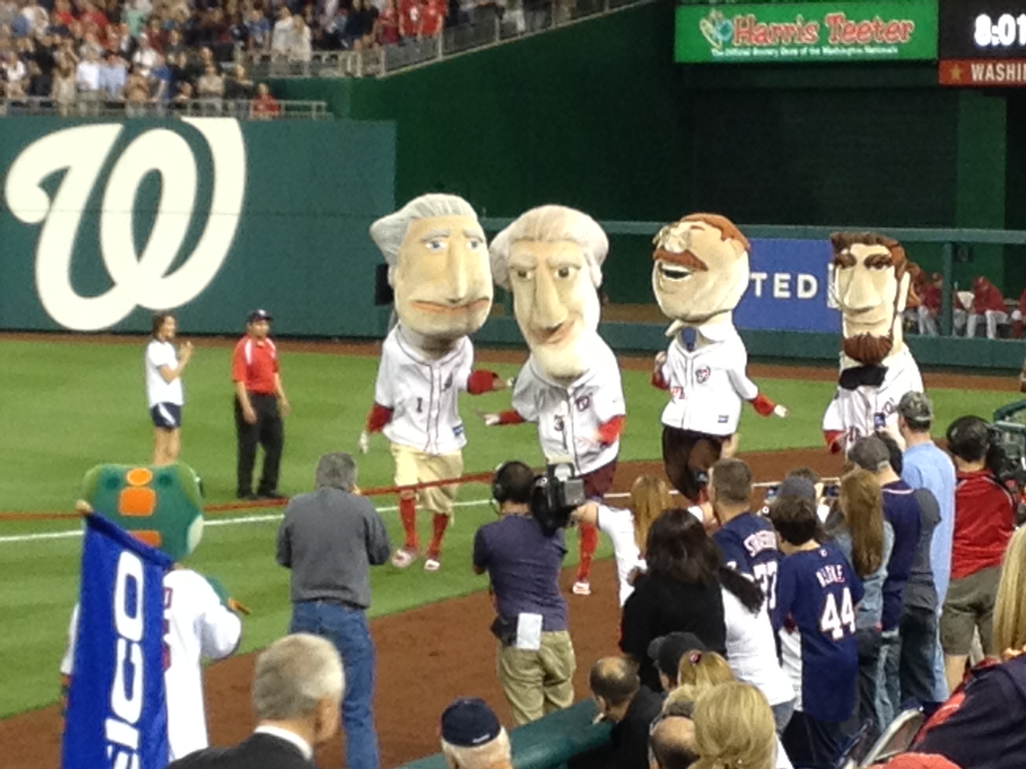 Nats Mascots Presidents’ Race – EXCEPTIONAL EA: home